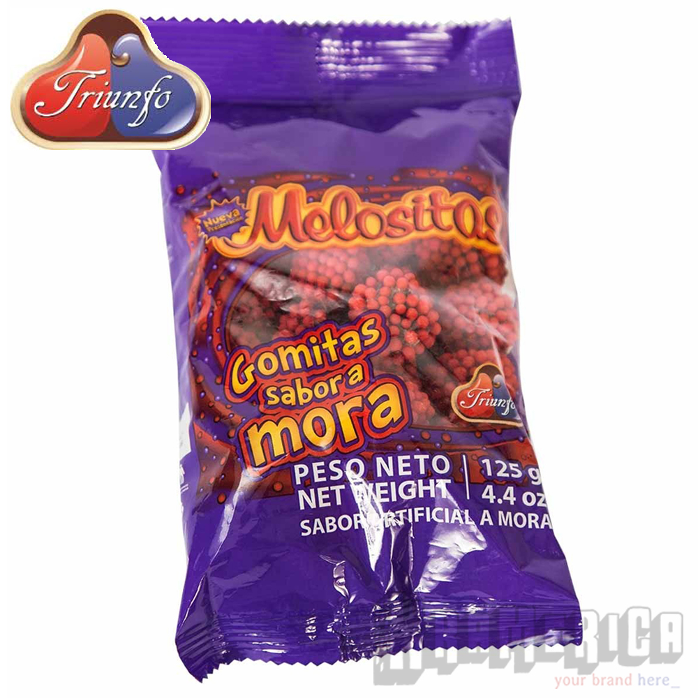 TRIUNFO GOMA MORA MELOSITAS - Bolsa x 125g. (Caja x 48 Bols.) - JulyLuly