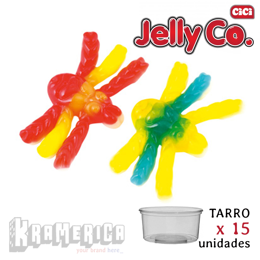 JELLY CO. ARAÑA 20g - TARRO x 15 UNID (Caja x 36 Tar.) - JulyLuly